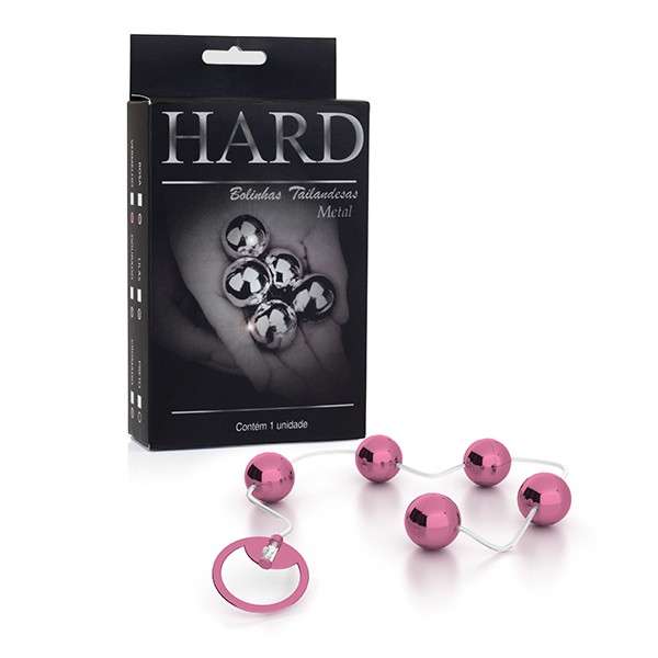 Sex Delivery Sex Shop Bolinha Tailandesa Hard Em Metal Com Cordão De